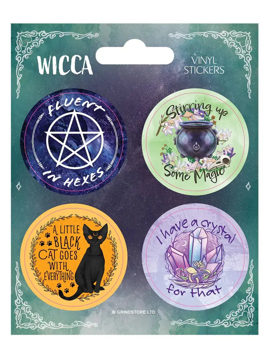 Wicca Vinyl Stickers | Wiccan Journaling Stickers UK – Oneness emporium
