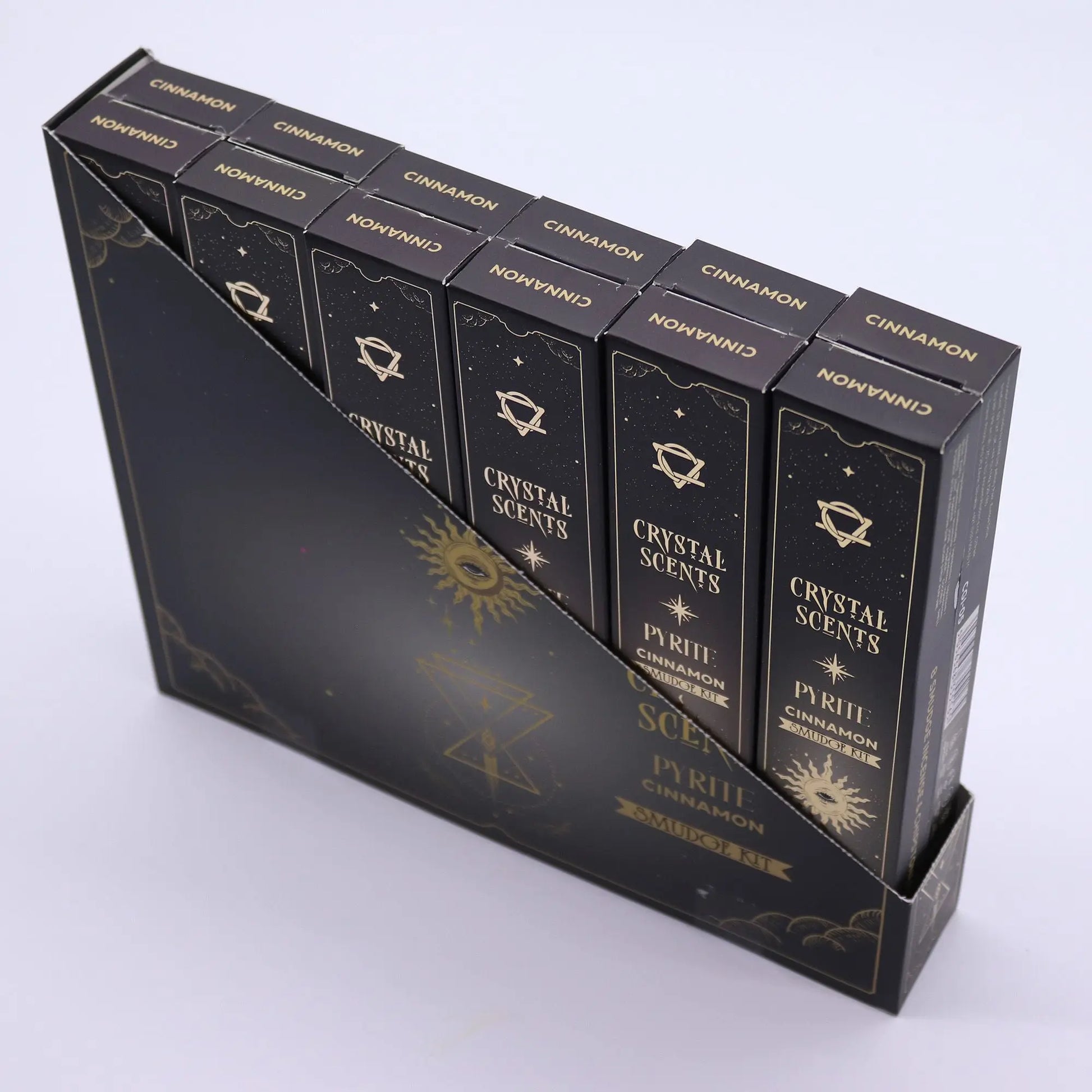 Pyrite Crystal Smudge Incense – Cinnamon | Handcrafted Ritual ...