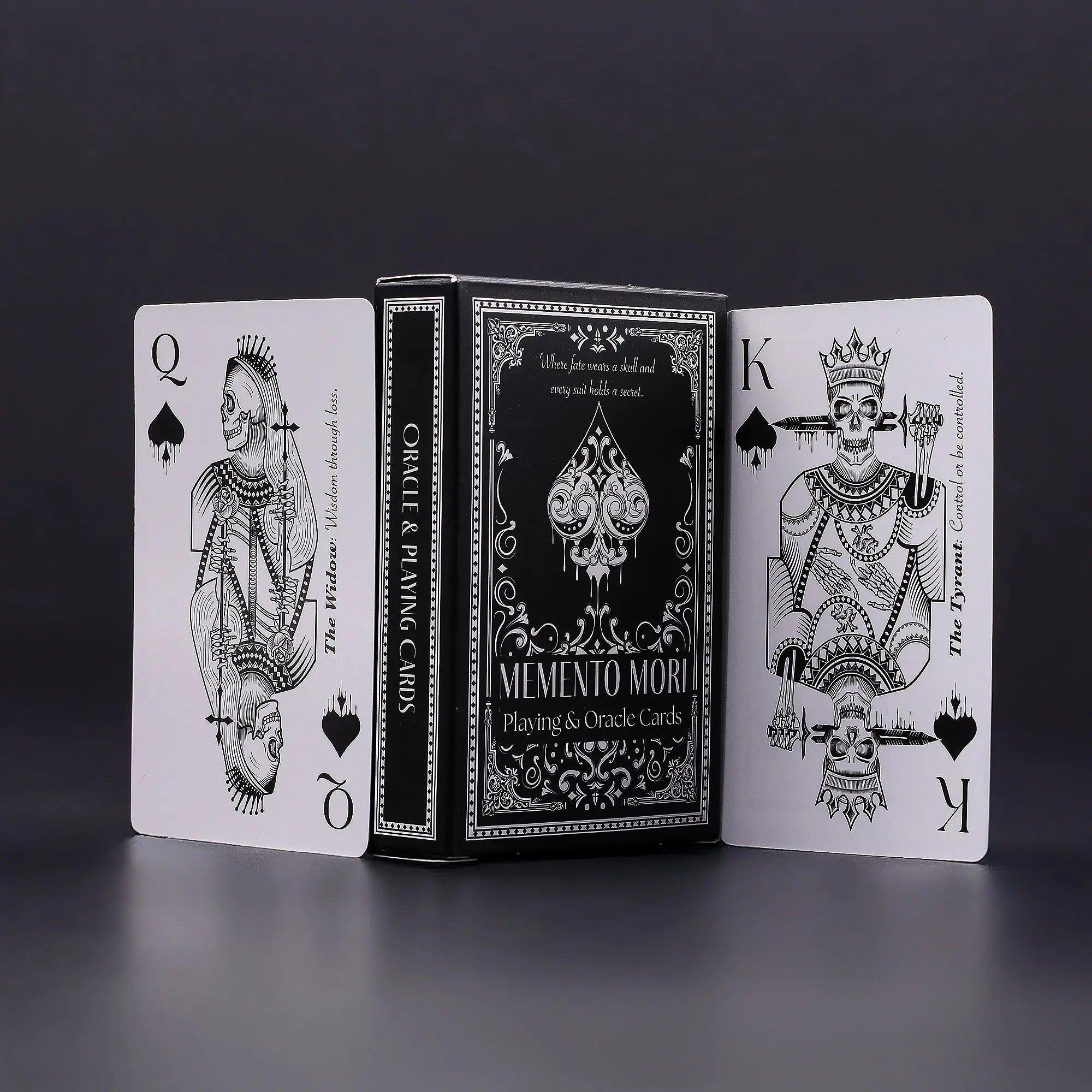 Memento Mori Standard Playing Card Deck – Gothic Skull & Storytelling ...